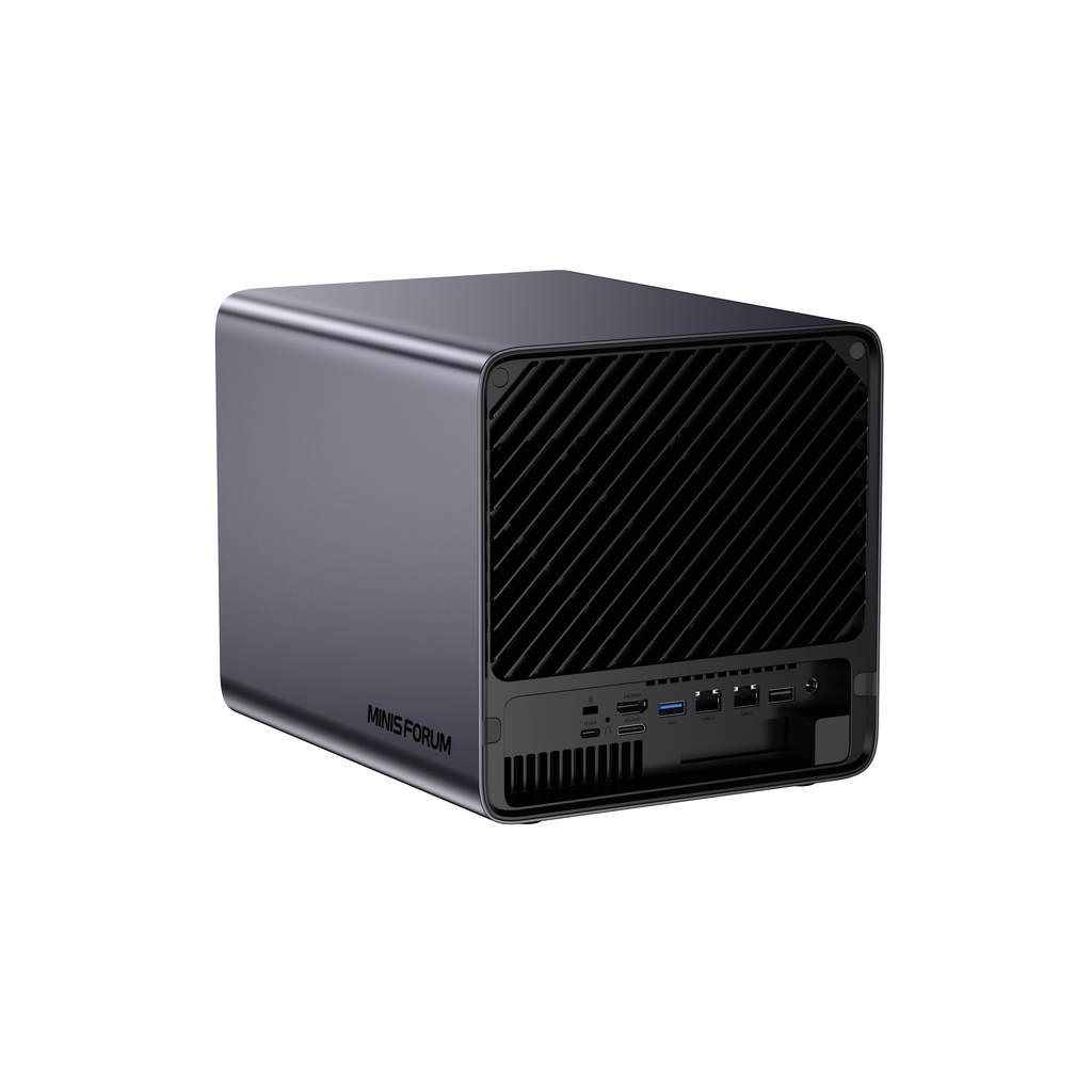 MINISFORUM Mini PC N5 Pro：HX PRO 370 AI NAS，144TB与ECC